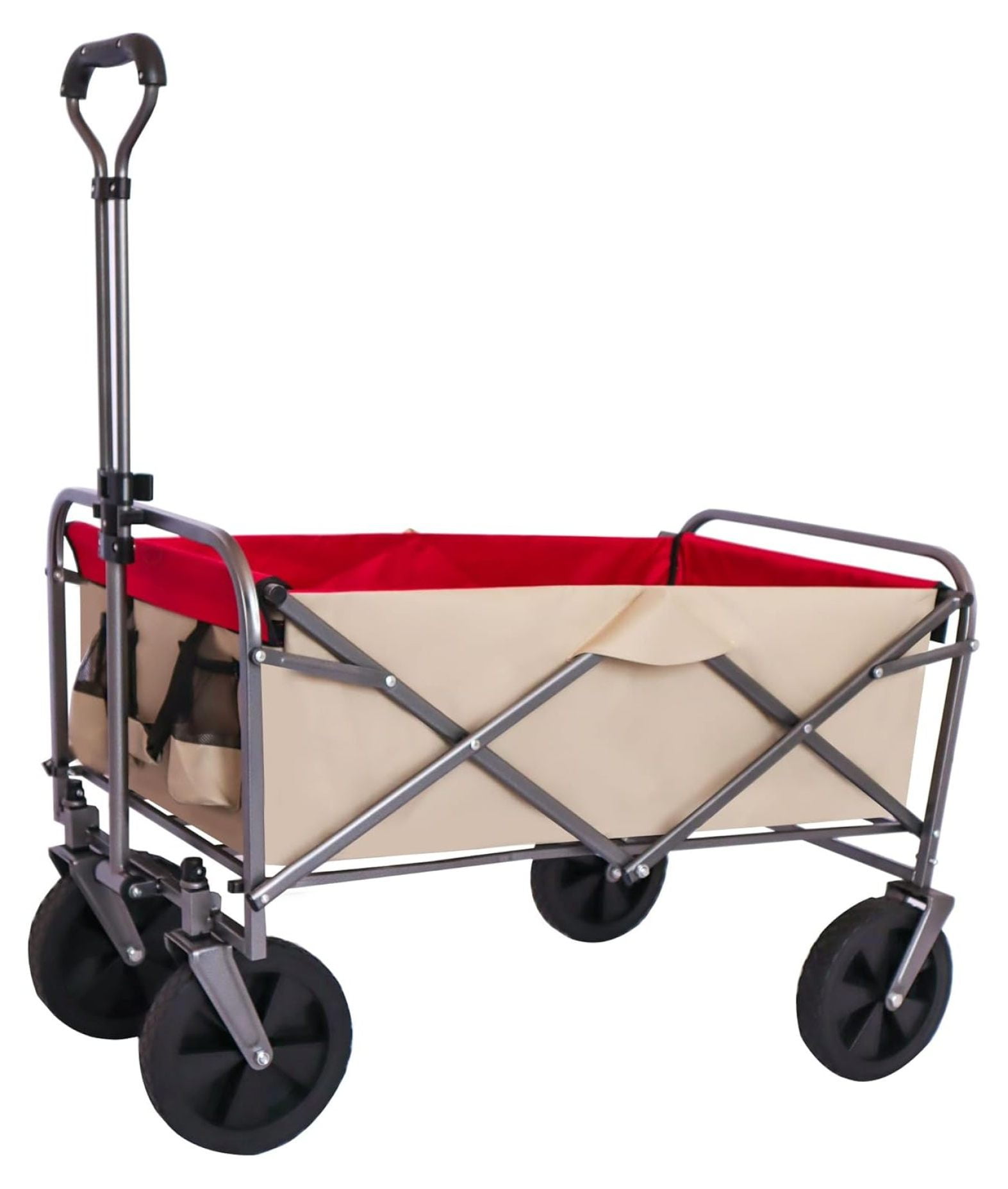 Collapsible Foldable Wagon Outdoor Garden Cart Multipurpose Micro ...