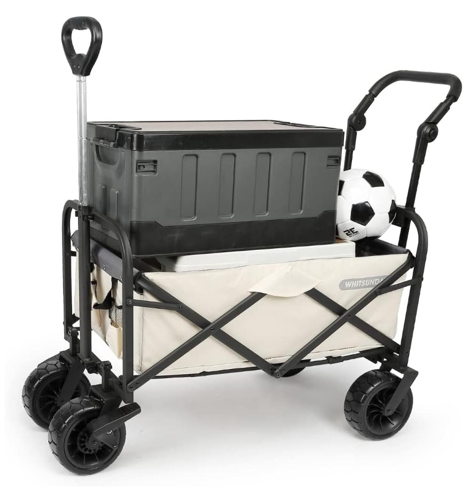 Collapsible Folding Garden Outdoor Park Utility Wagon Picnic Camping ...