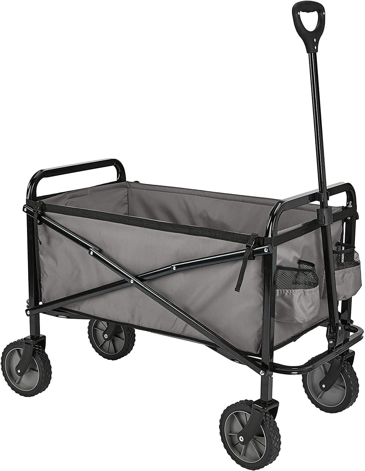 Collapsible Folding Heavy Duty Utility Wagon for Outdoor Sports, 265 ...