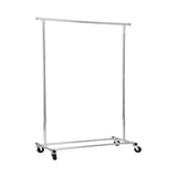 Collapsible/Folding Rolling Clothing/ Garment Rack Salesman's Rack ...
