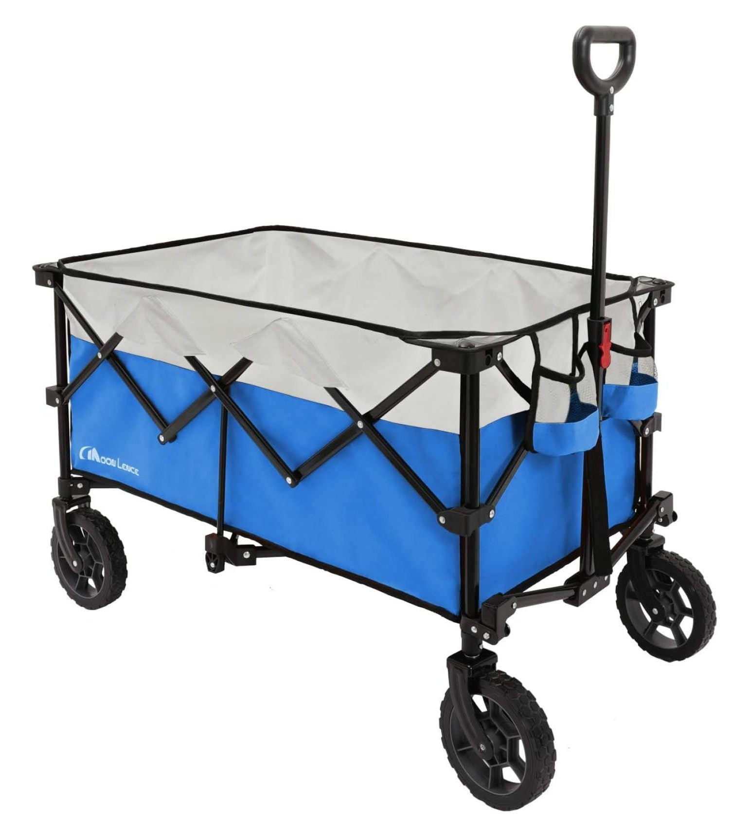 Collapsible Folding Wagon Cart Heavy Duty Folding Garden Portable Hand ...