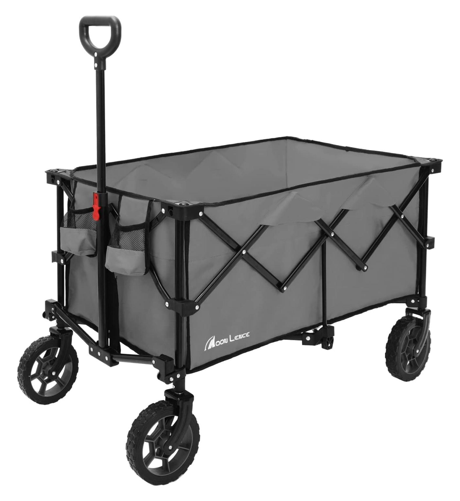 Collapsible Folding Wagon Cart Heavy Duty Folding Garden Portable Hand ...