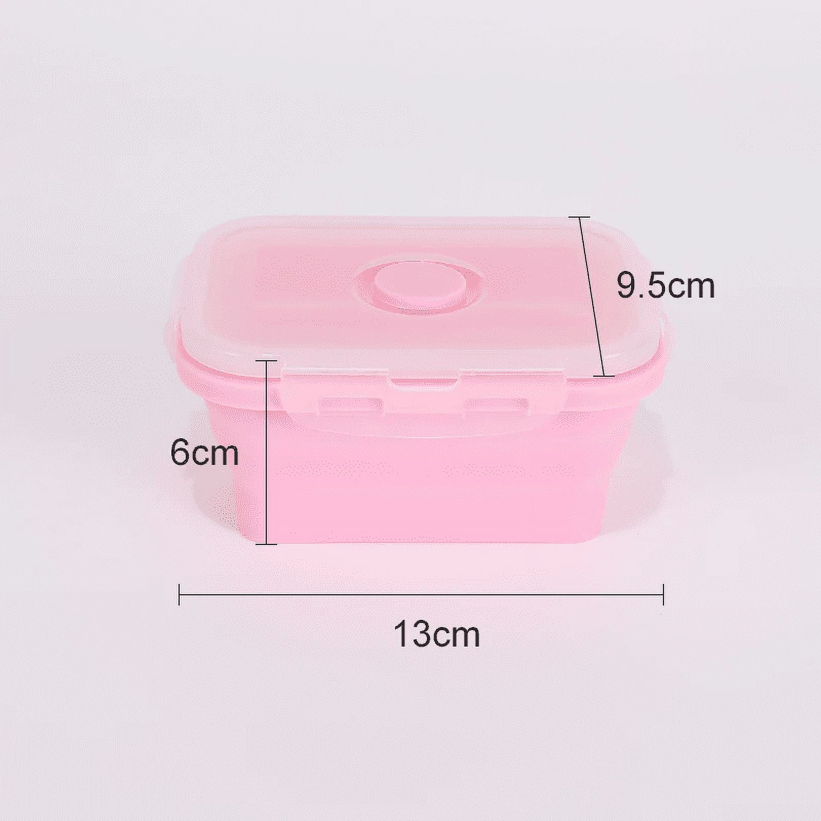 Collapsible Food Storage Containers Silicone Bowls with Lids-Perfect ...
