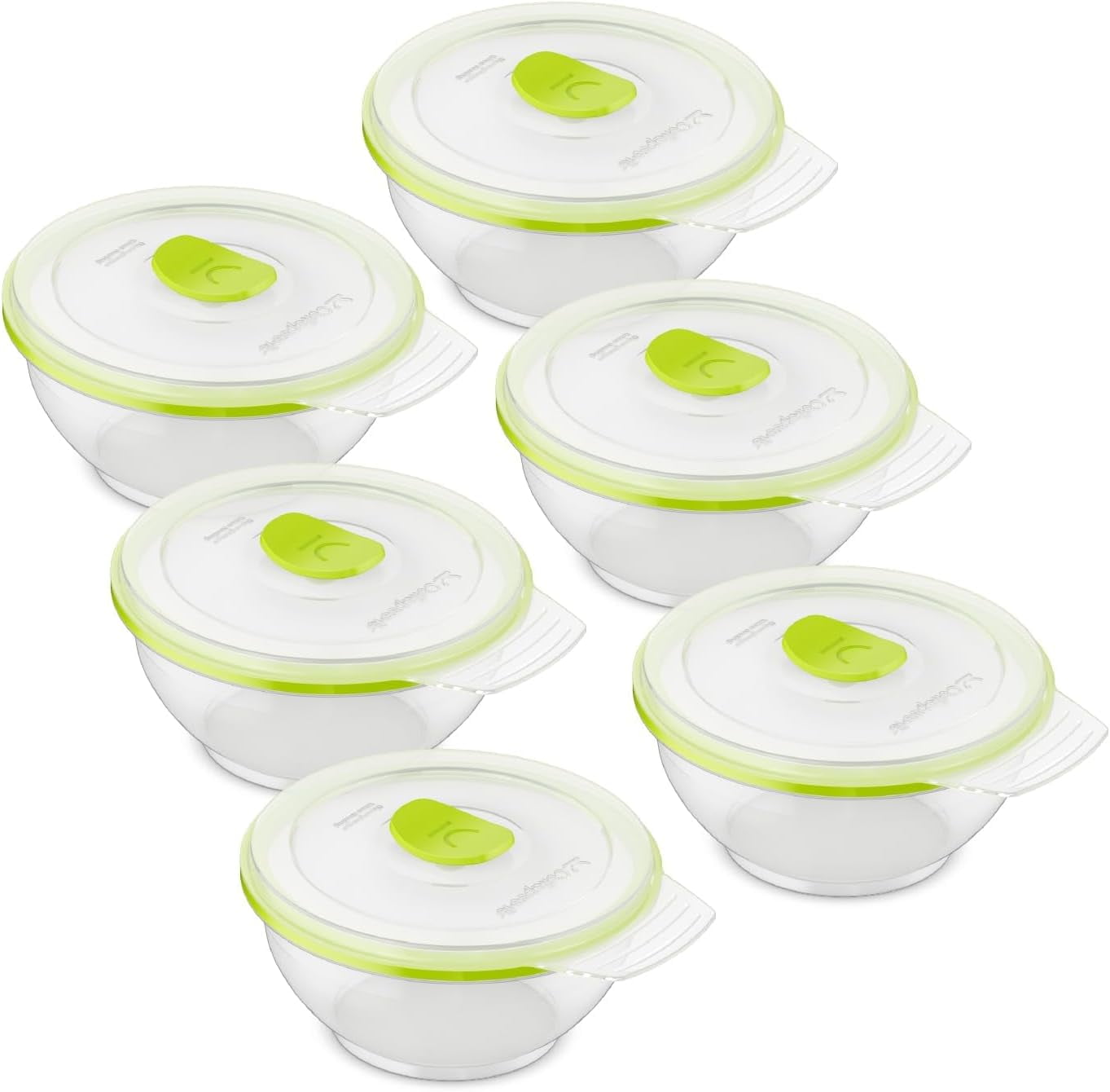 Collapsible Food Storage Containers - Silicone Container Bin Sets with ...