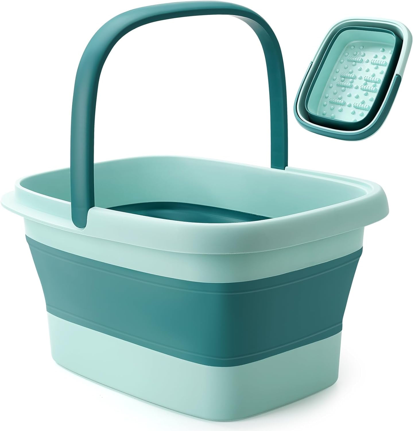 Collapsible Foot Bath Basin Foot soak Tub, Foot Soaking Tub with ...