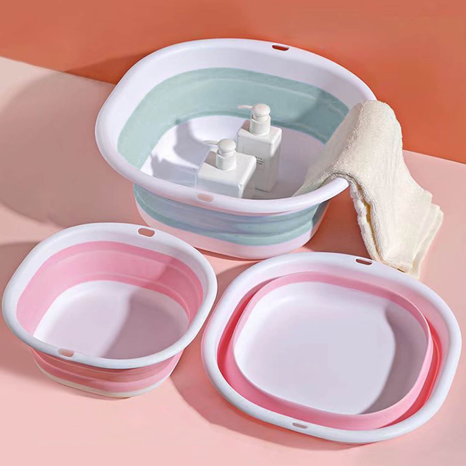 Collapsible Foot Bath,Wash Basin Pool Foot Bath Portable Folding Foot ...