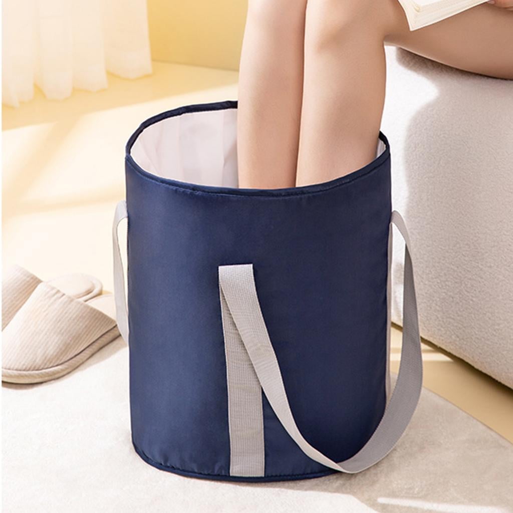 Collapsible Foot Soak Bath Basin Laundry Tub Container Washing Basket ...