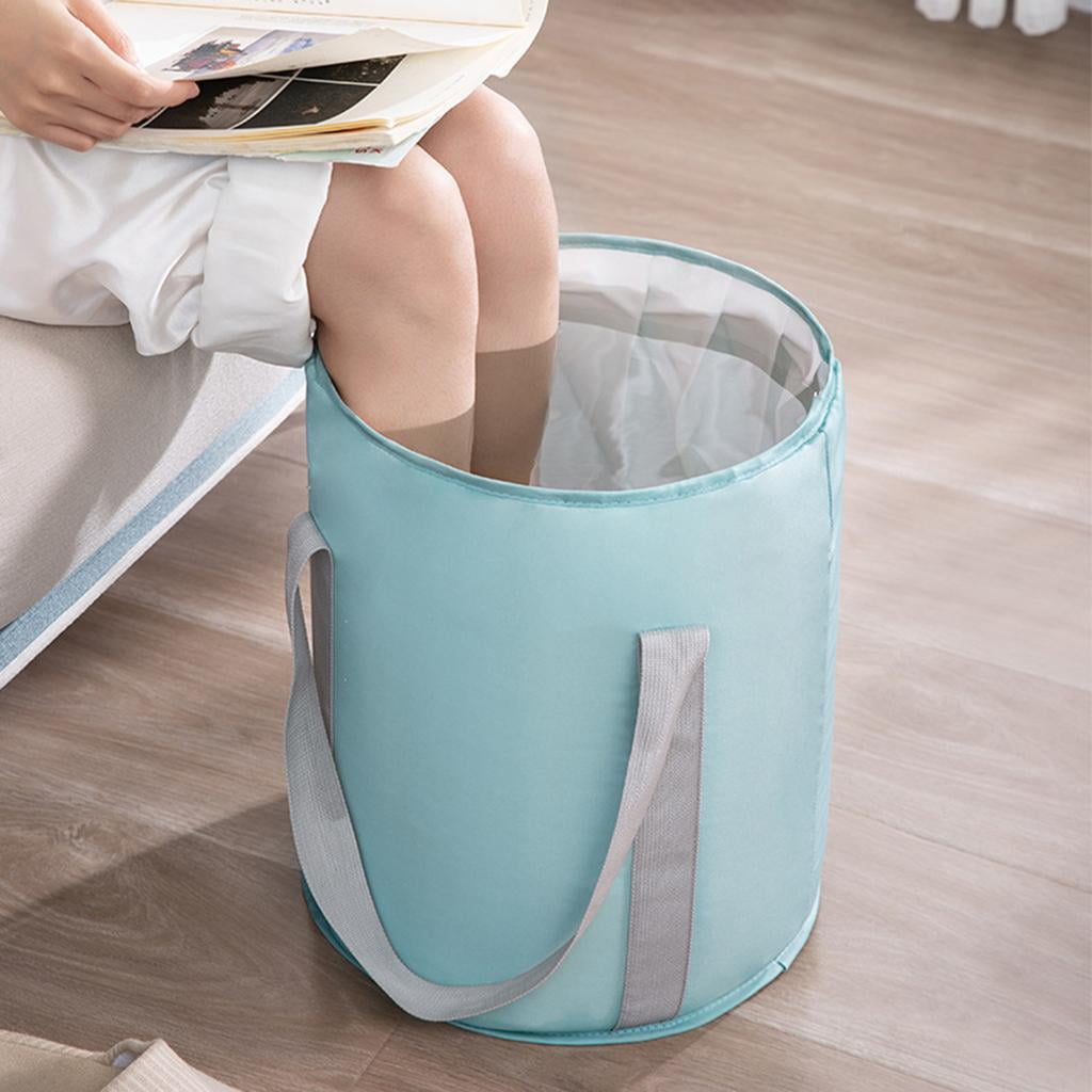 Collapsible Foot Soak Bath Basin Laundry Tub Container Washing Basket ...