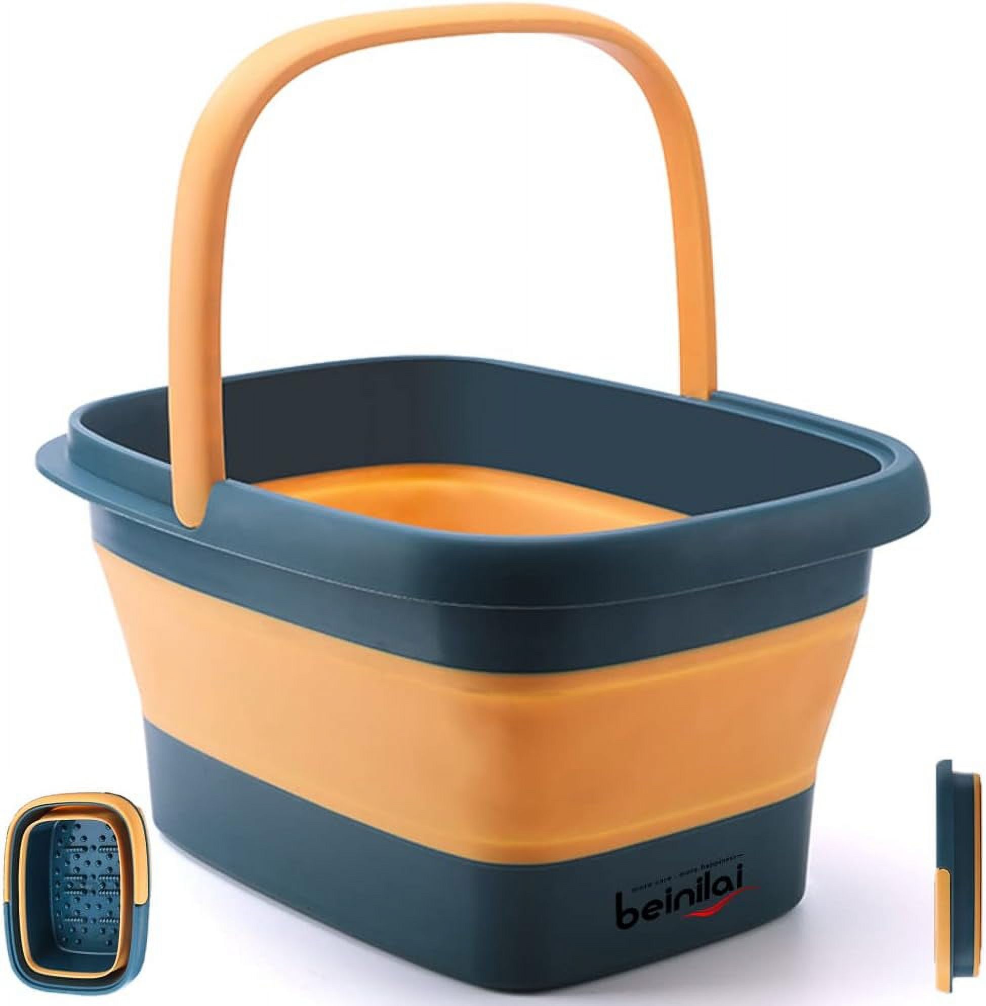 Collapsible Foot Soak Tub,Collapsible Foot Bath Basin,Foot Spa ...