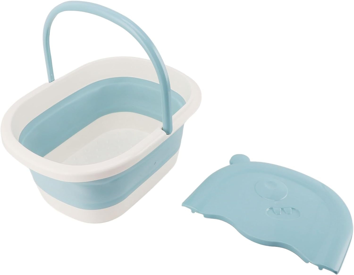 Collapsible Foot Soak Tub with Handle, Feet Spa Soaking Basin, Pedicure ...