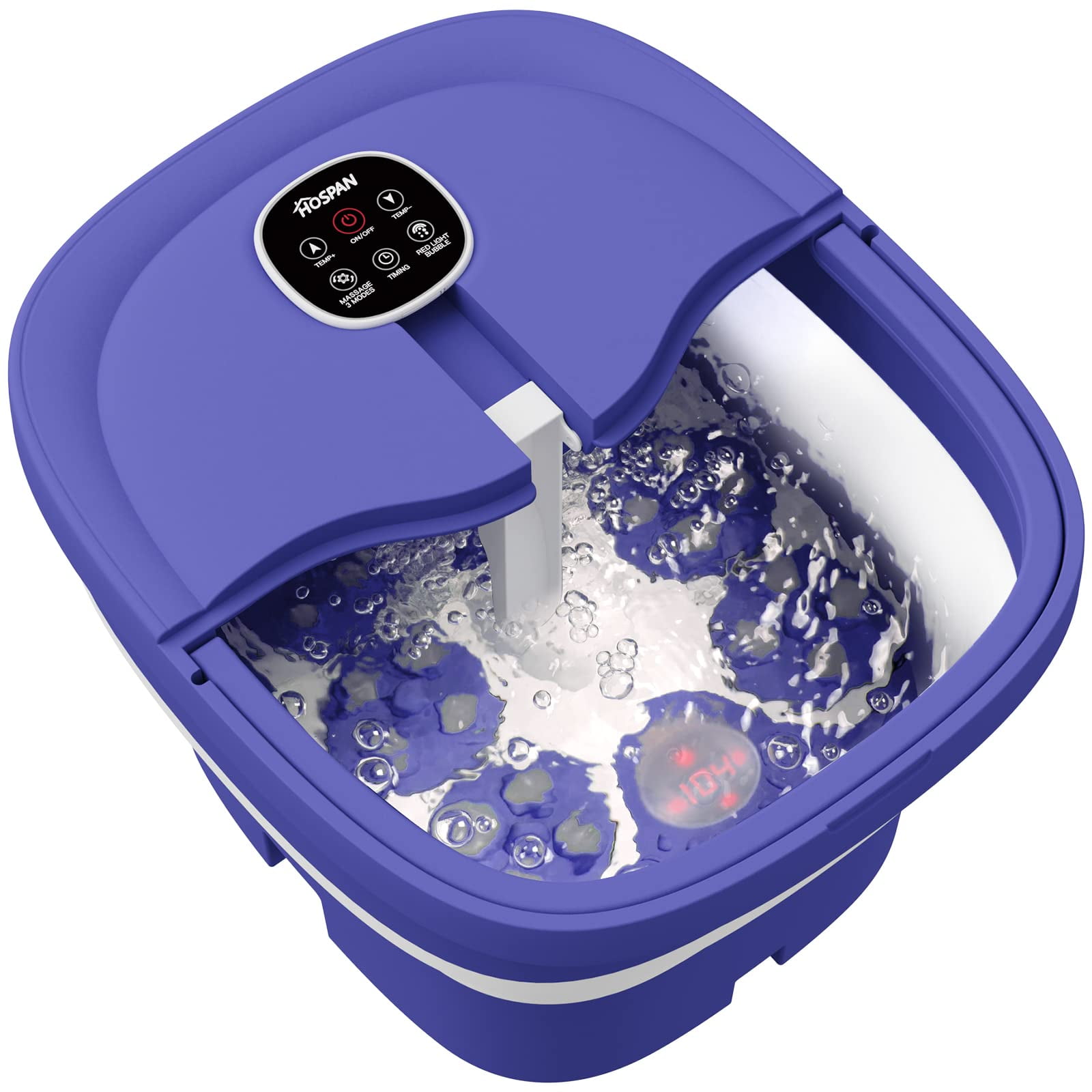 Collapsible Foot Spa Electric Rotary Massage, Foot Bath with Heat ...