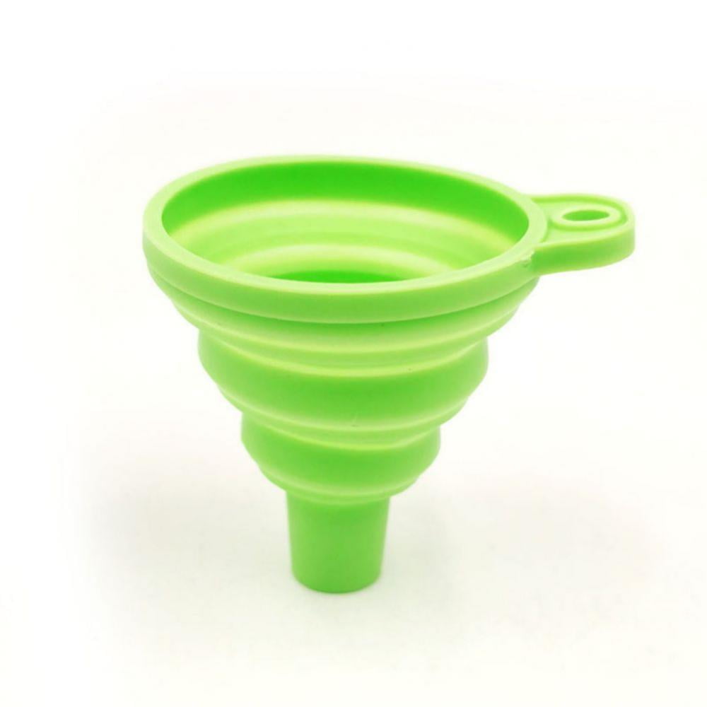 Collapsible Funnel for Filling Bottles, Mini Flexible Silicone Funnel ...