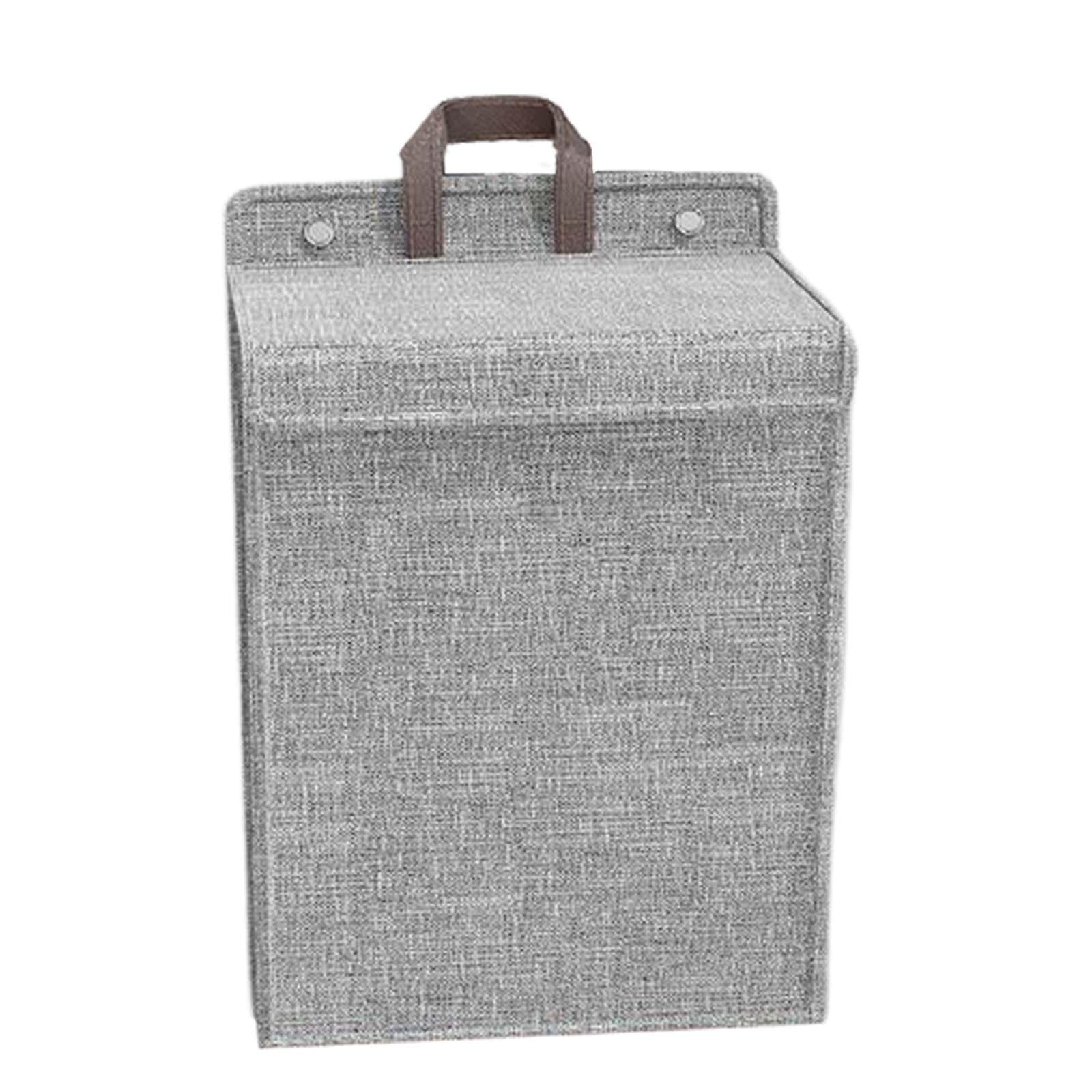 Collapsible Hanging Laundry Basket Wall Mounted Laundry Storage Basket ...