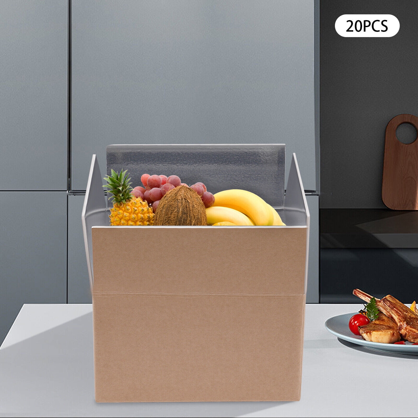 Collapsible Insulated Mailer Boxes, 20-Pack Recyclable Shipping ...