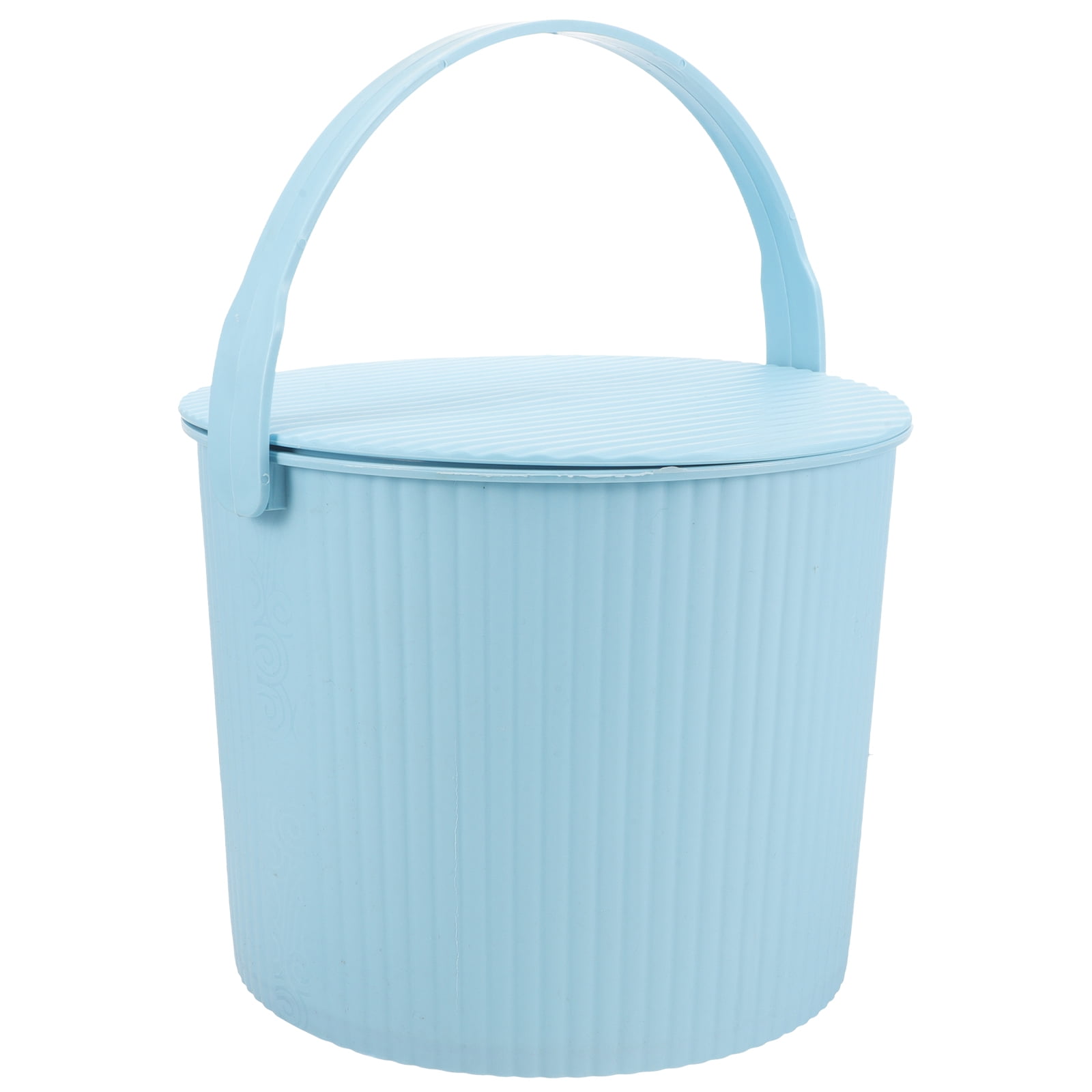 Collapsible Laundry Basket Bucket with Lid Storage - Walmart.com