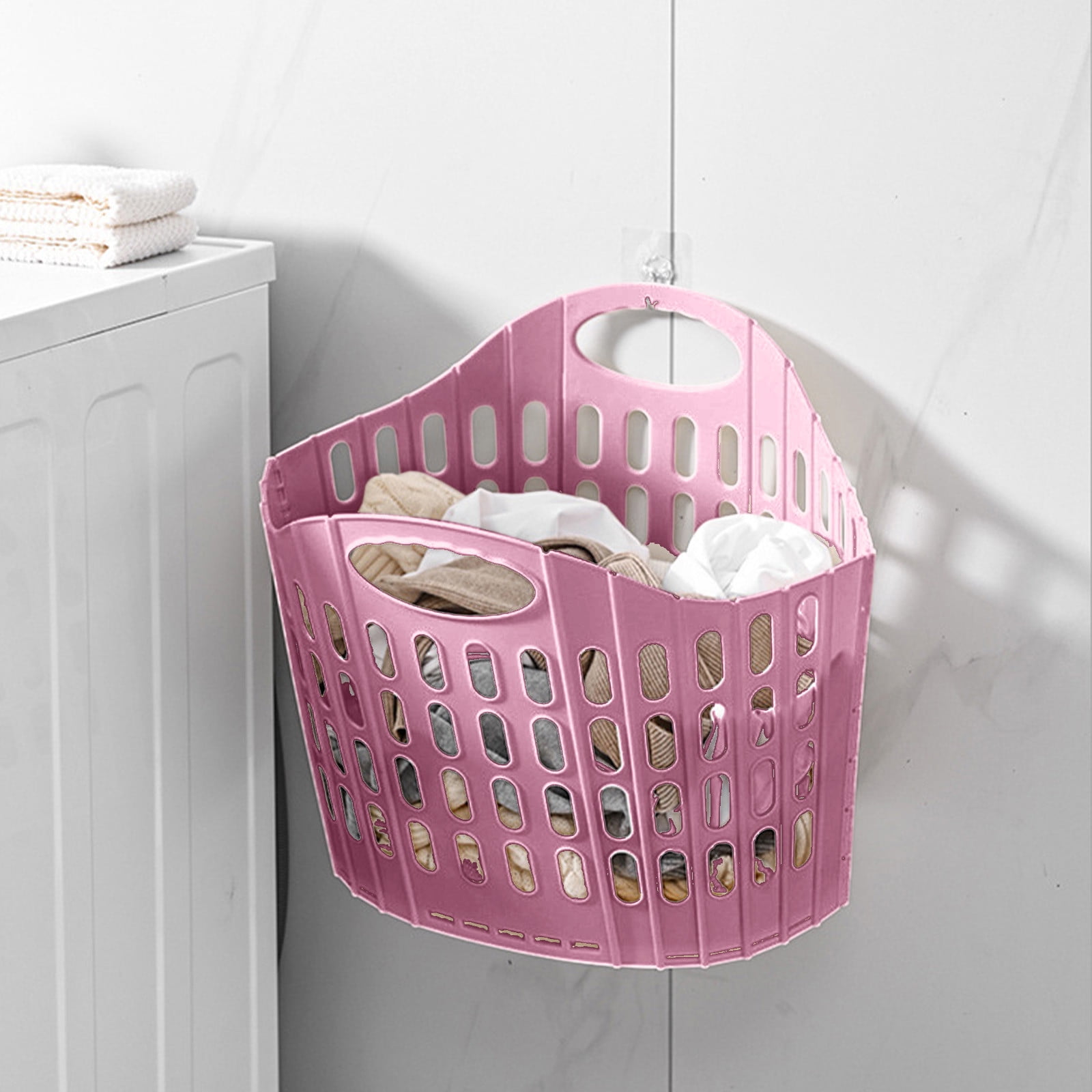 Collapsible Laundry Basket Clothes Storage Basket Dirty Cloth Basket ...