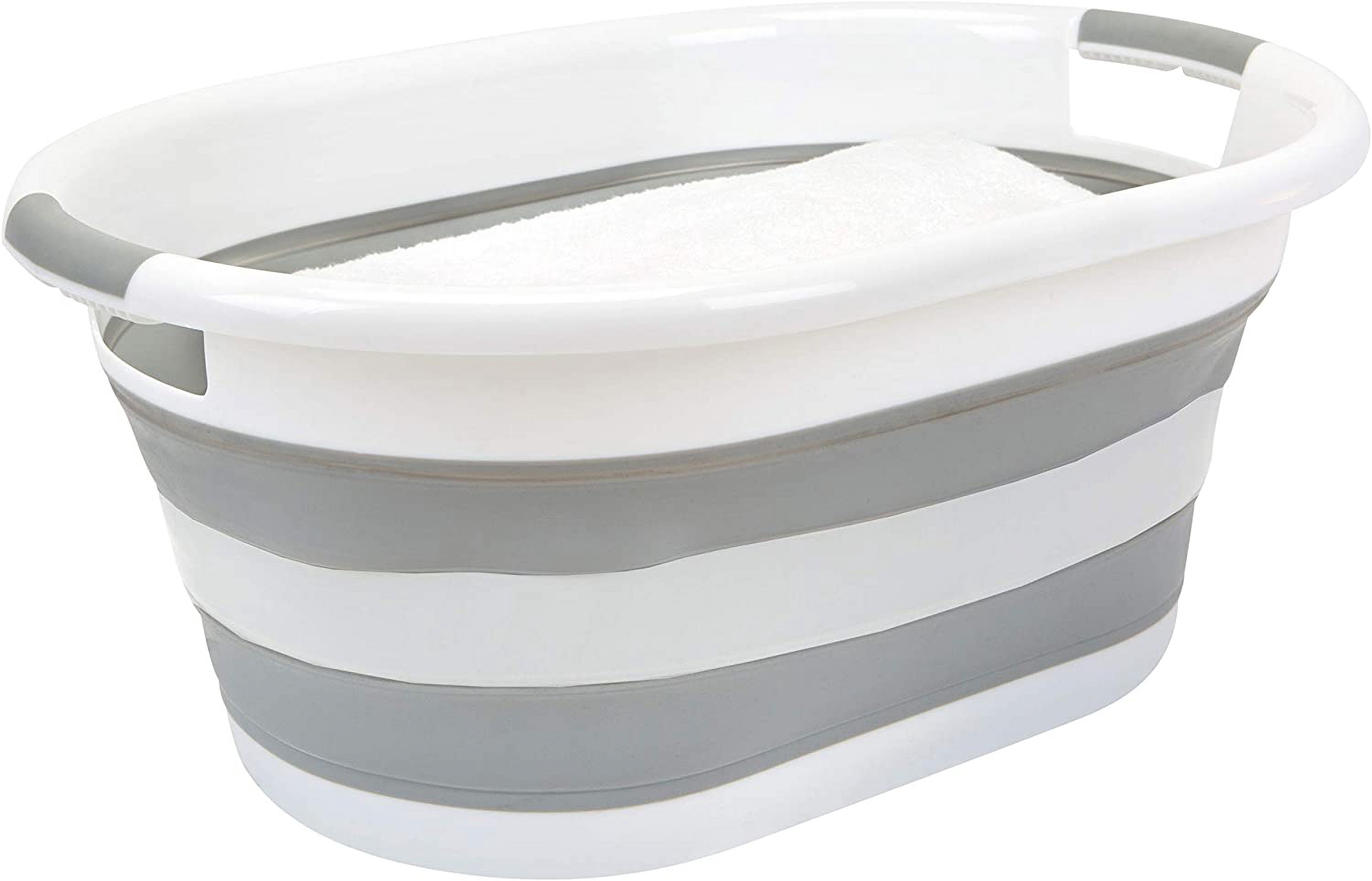 Collapsible Laundry Basket | Portable | Space Saver Storage | Hold 2 ...