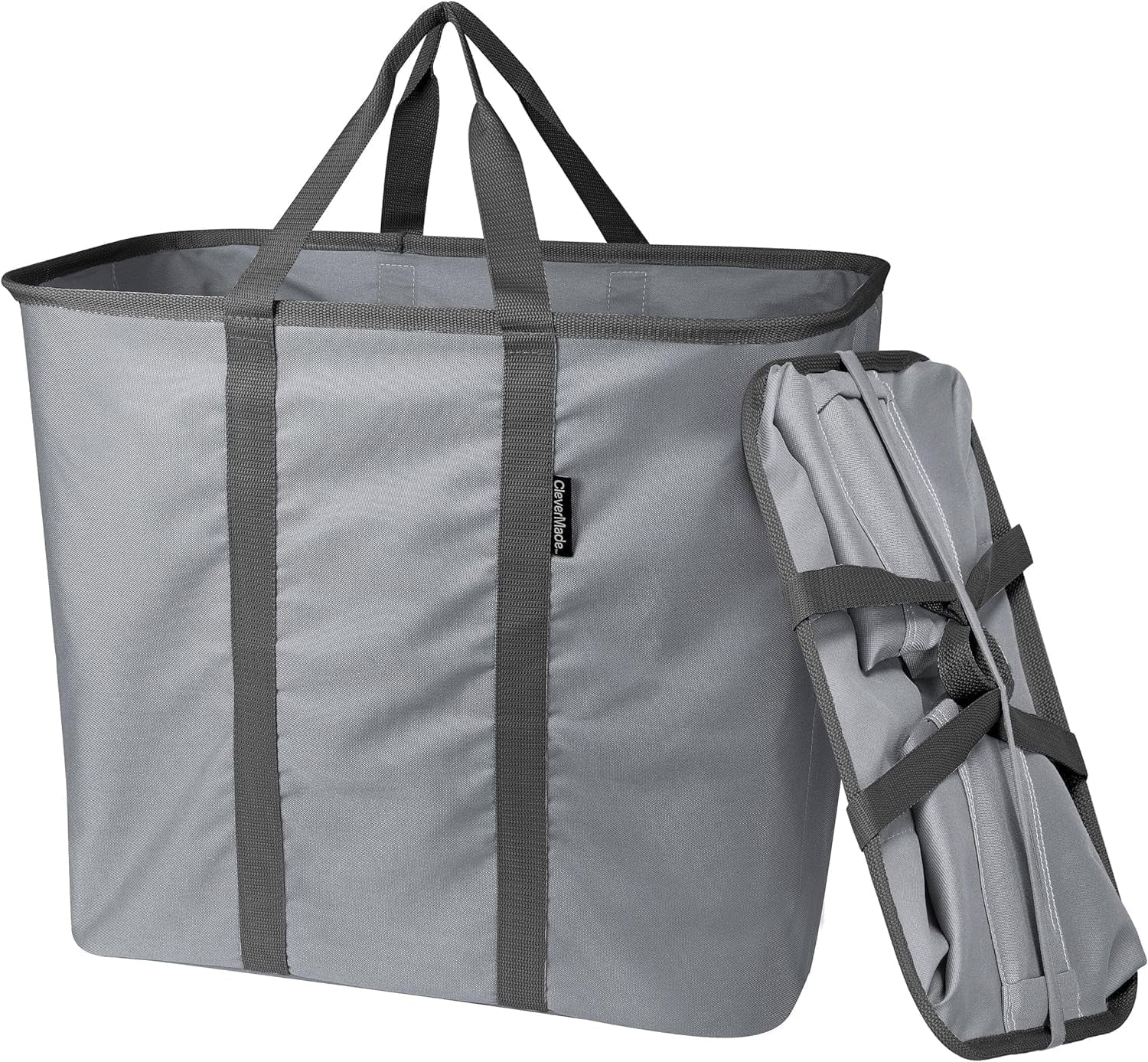 Collapsible Laundry Caddy, Gray/Charcoal 2Pk - 64L (17 Gal) Large ...