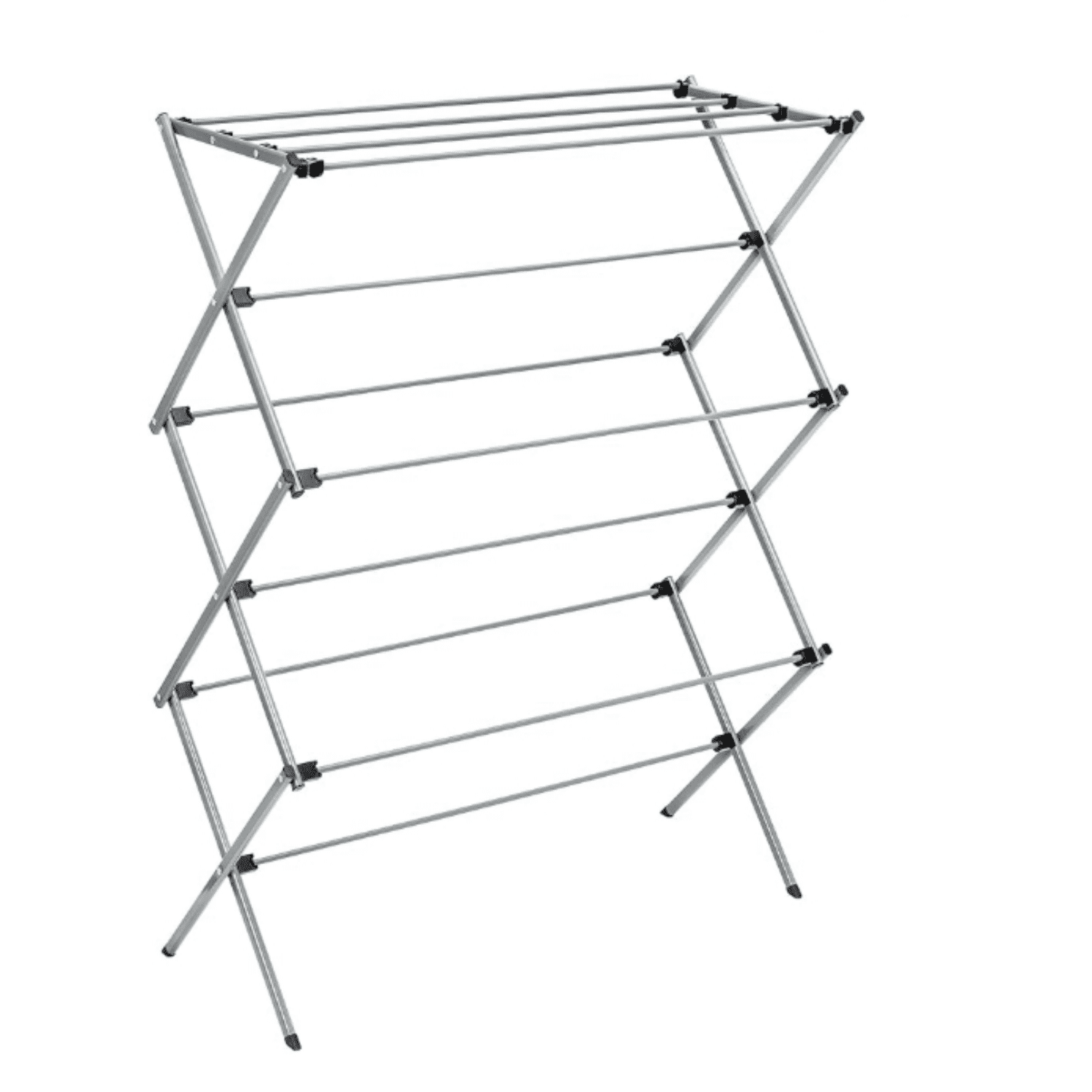 Collapsible Laundry Drying Rack, Steel, Foldable & Portable Clothes ...