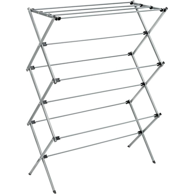 Collapsible Laundry Drying Rack, Sturdy Steel, Foldable & Portable ...