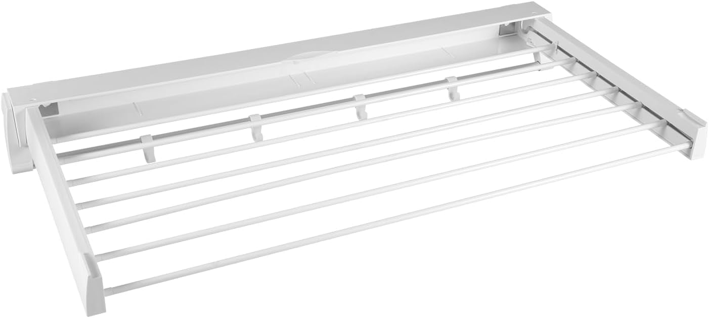 Collapsible Laundry Drying Rack, Wall Mounted Clothes Drying Rack ...