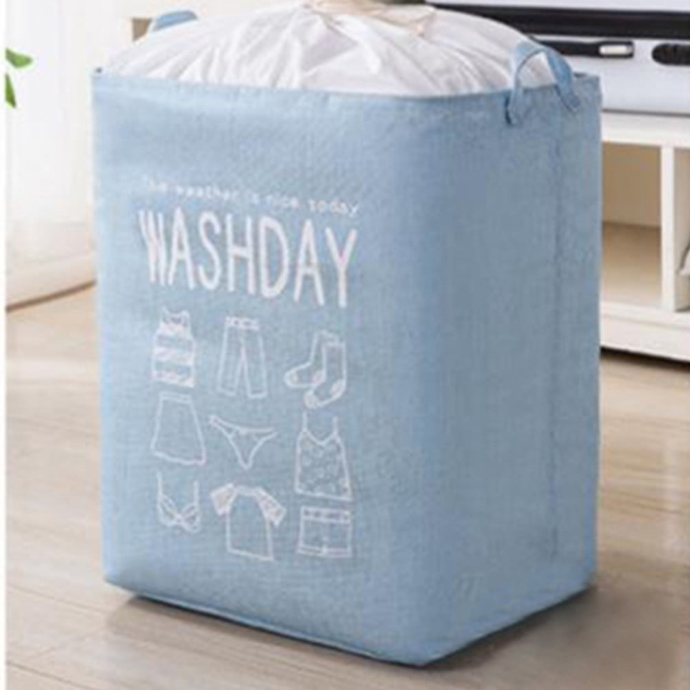 Collapsible Laundry Hamper Basket Storage Clothes Bag Washing Bin Toy ...