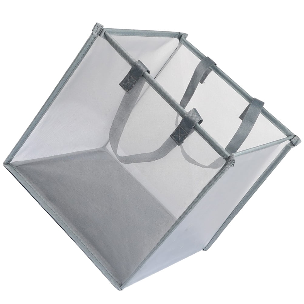 Collapsible Laundry Hamper Foldable Mesh Basket With Handle Collapse ...