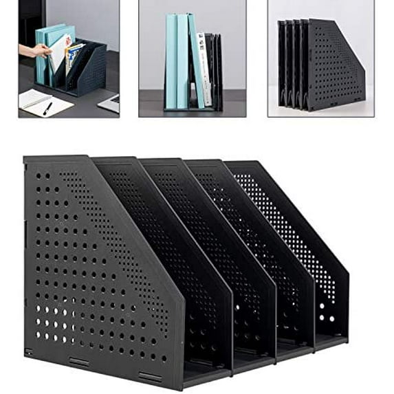 Collapsible Magazine File Holder/Desk Organizer for Office Organization ...