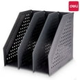 Deli Collapsible Magazine File Holder Magazine Rack Desk Organizer,3 ...