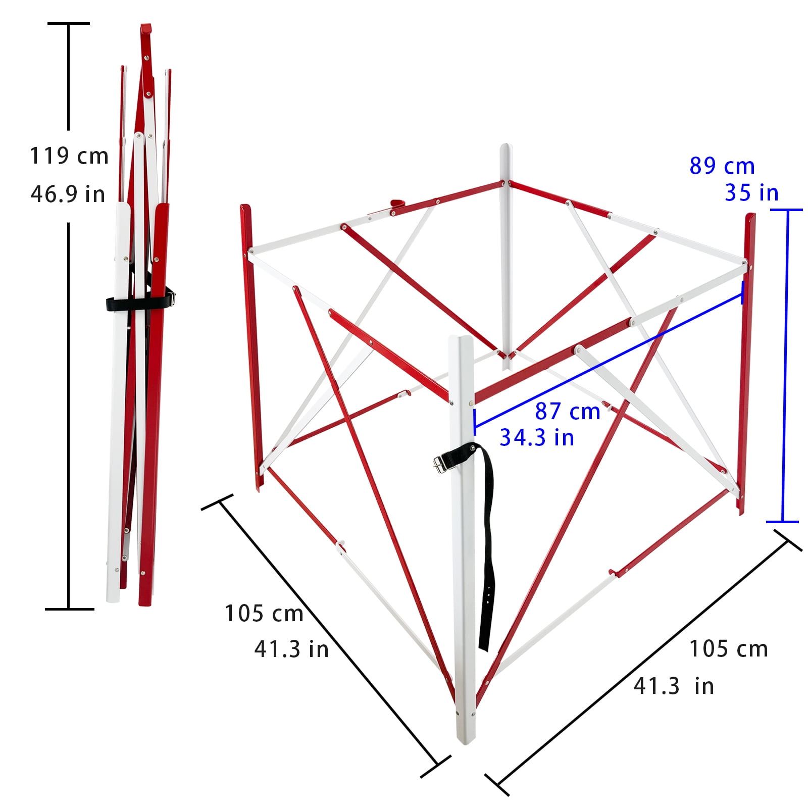 Collapsible Manhole Guard Rail Telescopic Safety Barrier Roadside Fence ...