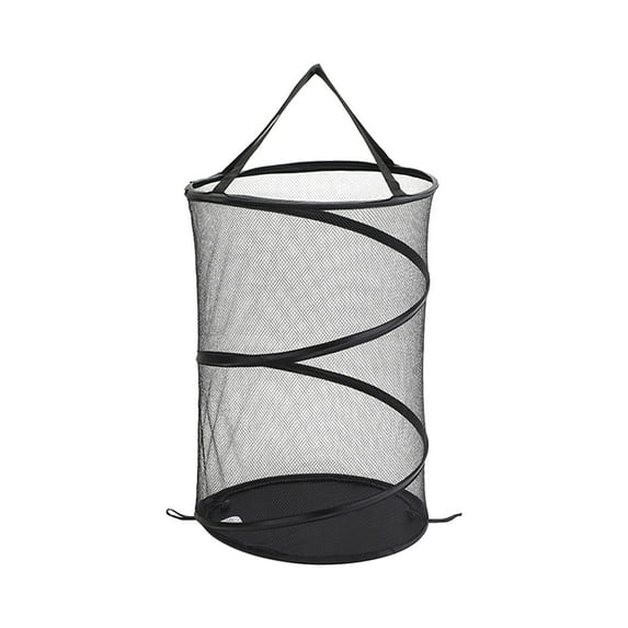 Collapsible Mesh Laundry Hamper, Pop-Up Dirty Clothes Basket for Kids ...