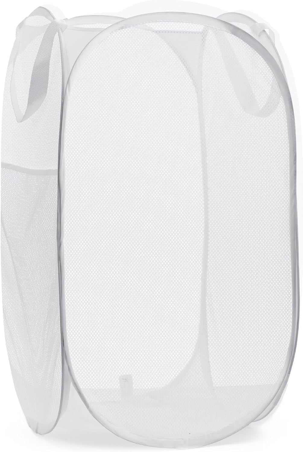 Collapsible Mesh Pop Up Hamper with Wide Opening and Side Pocket ...