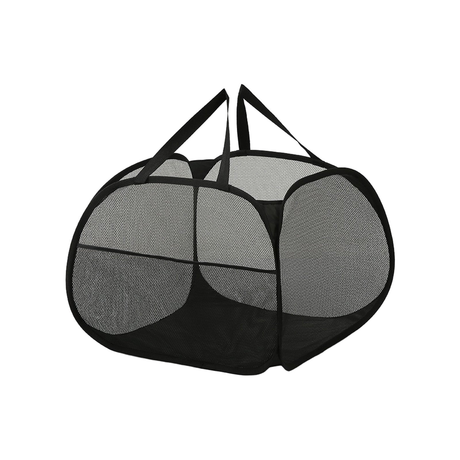 Collapsible Mesh Pop Up Laundry Hamper with Wide Opening and Side ...