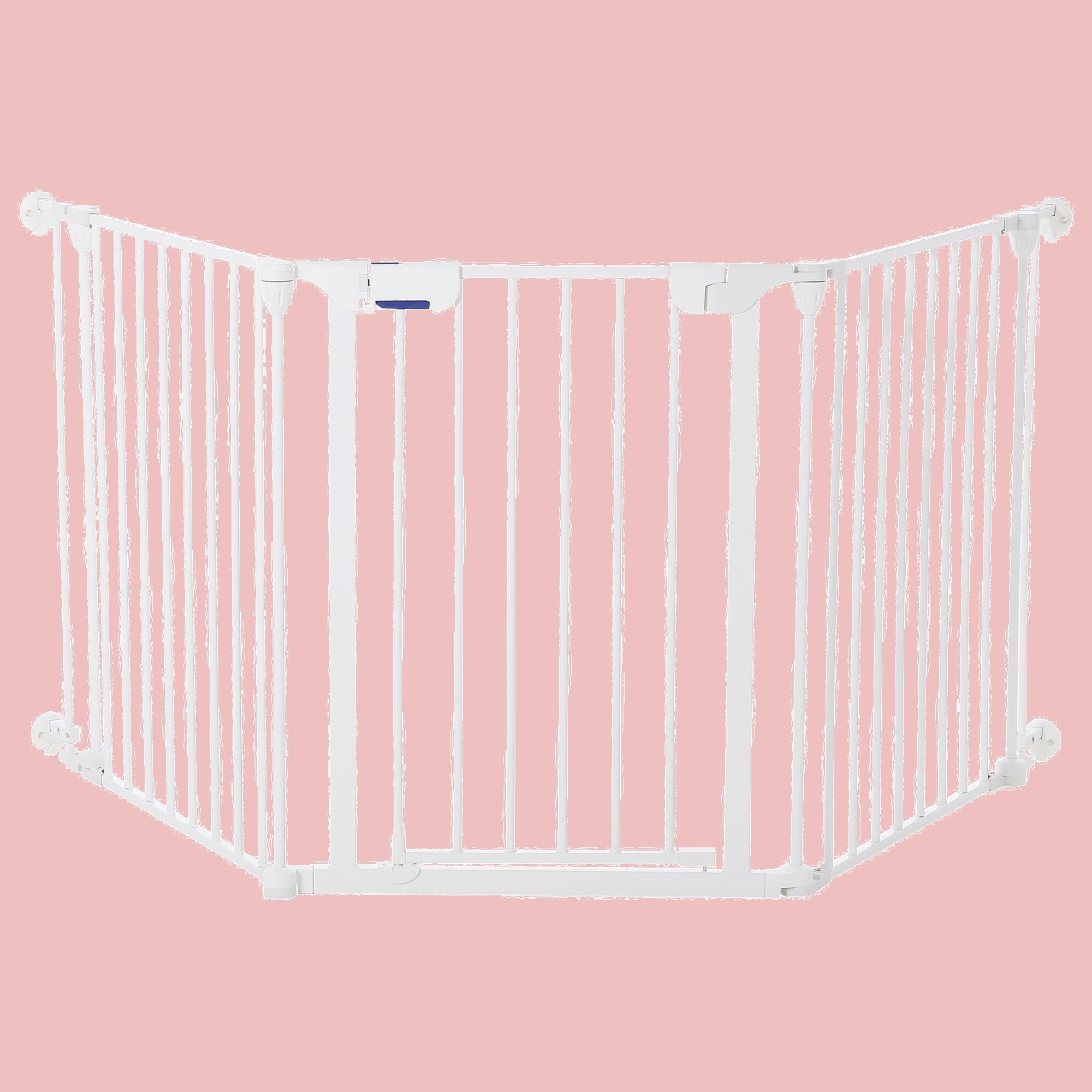 Collapsible Metal Safety Gate – 3 Panels, 29" Tall, Secure Lock, Wall ...