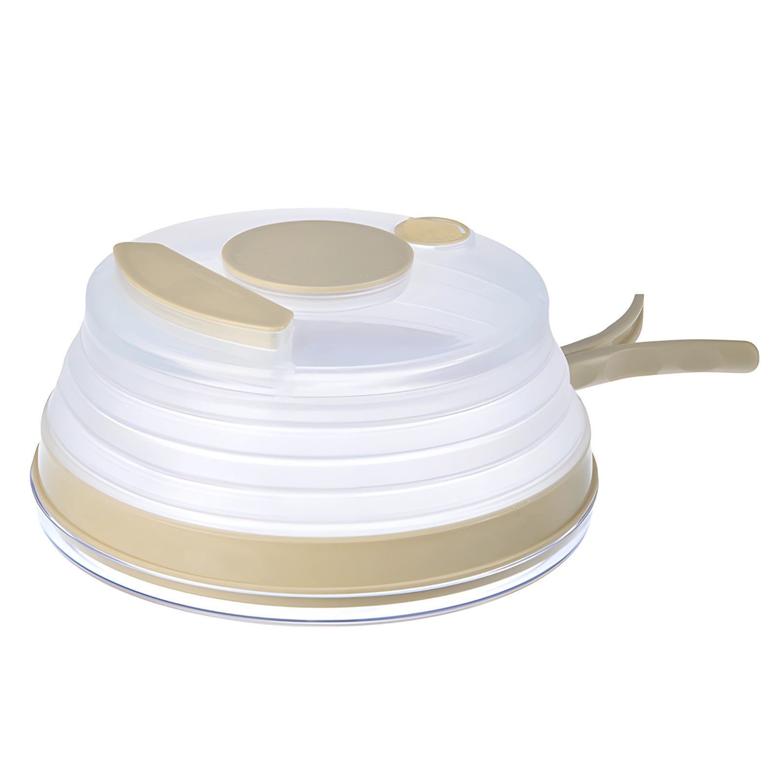 Collapsible Microwave Splatter Cover, Vented Food Guard Lid with Anti ...