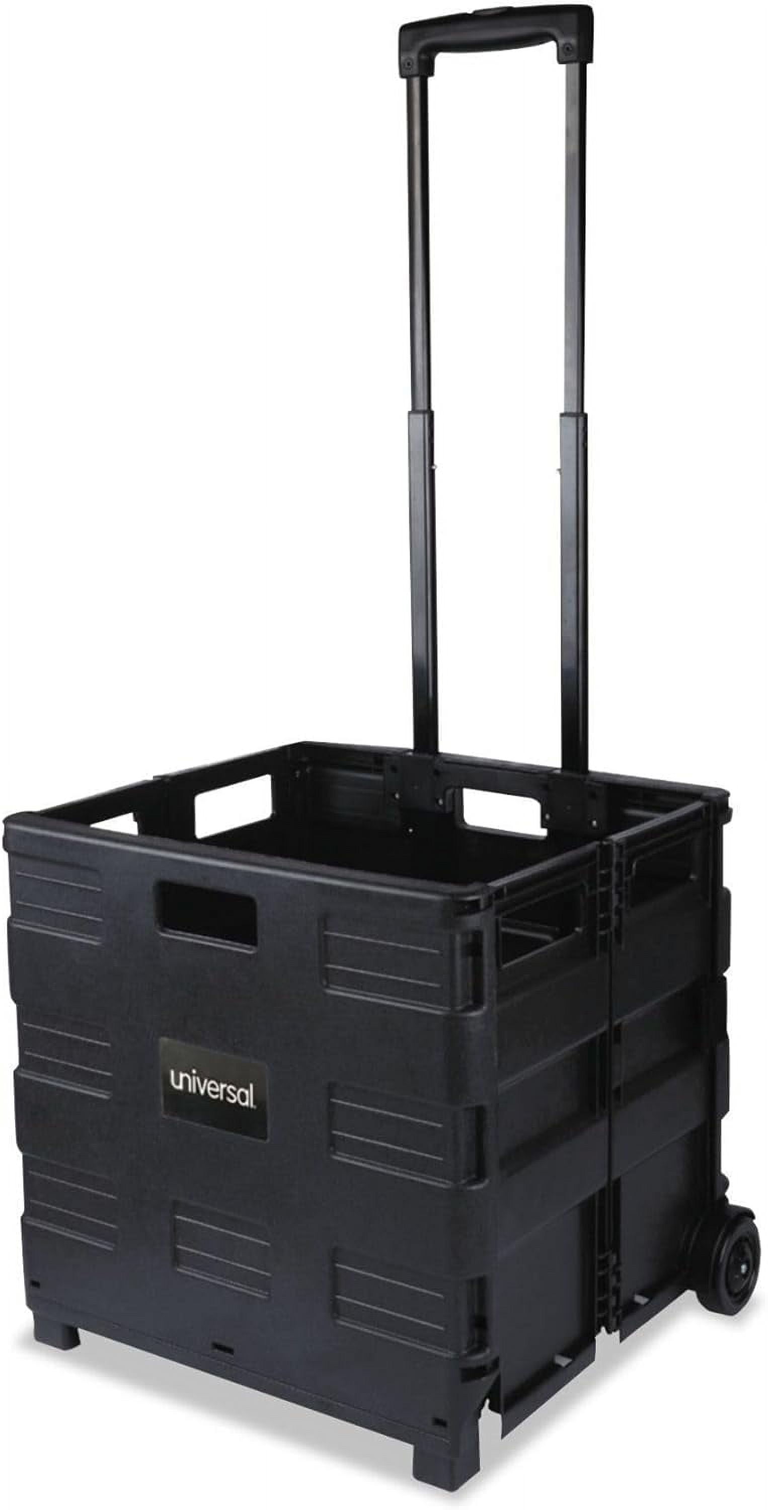 Collapsible Mobile Storage Crate, 18.25" x 15" x 39.4", Black - Walmart.com