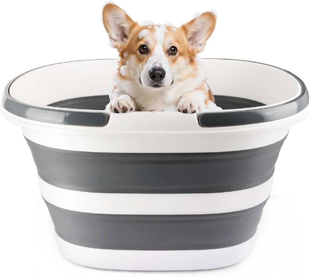 Collapsible Mop Bucket with Handle for Cleaning, 16L(4.2 Gallon ...