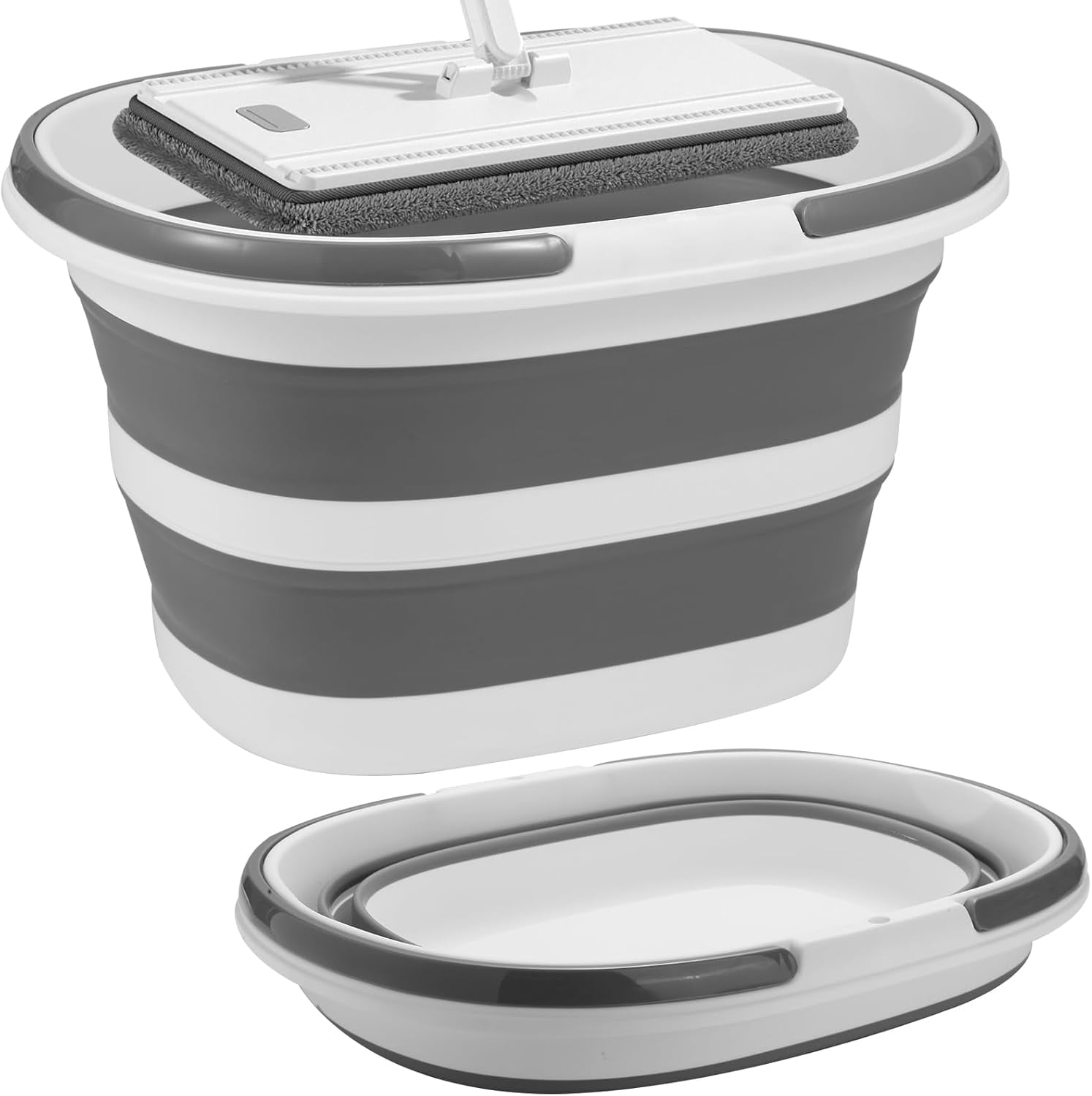 Collapsible Mop Bucket with Handle for Cleaning or Organzier, 7.39 ...