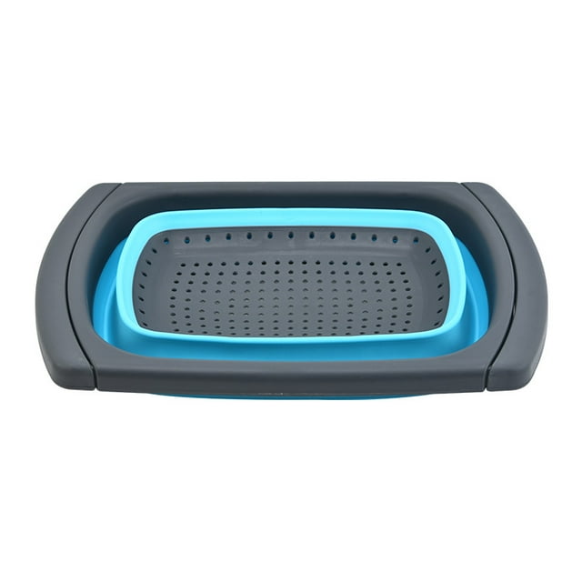 Collapsible Over-the-Sink Colander, 6-Quart, Space-Saving Kitchen ...