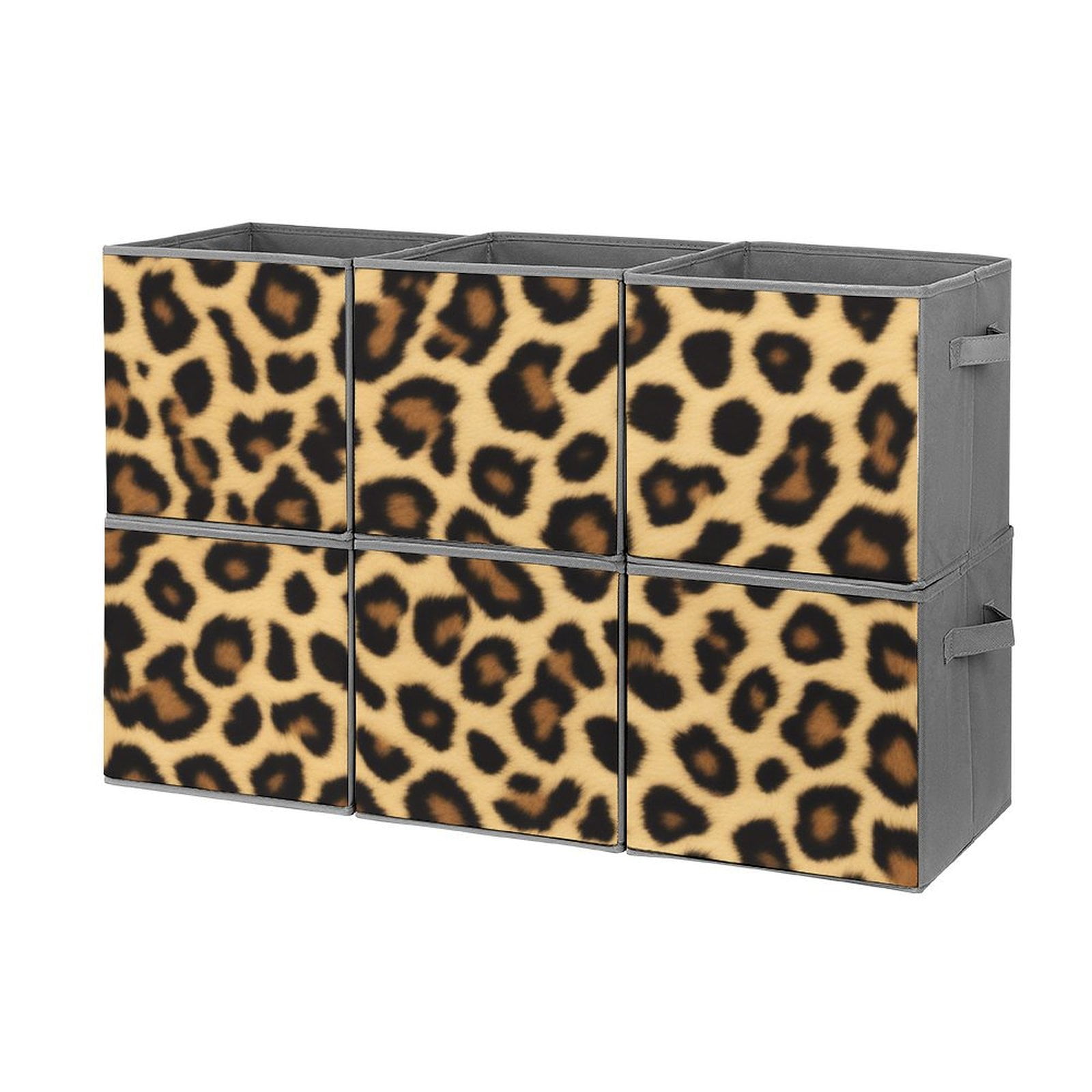 Collapsible Oxford Fabric Storage Cubes with Handles, Large Mid ...