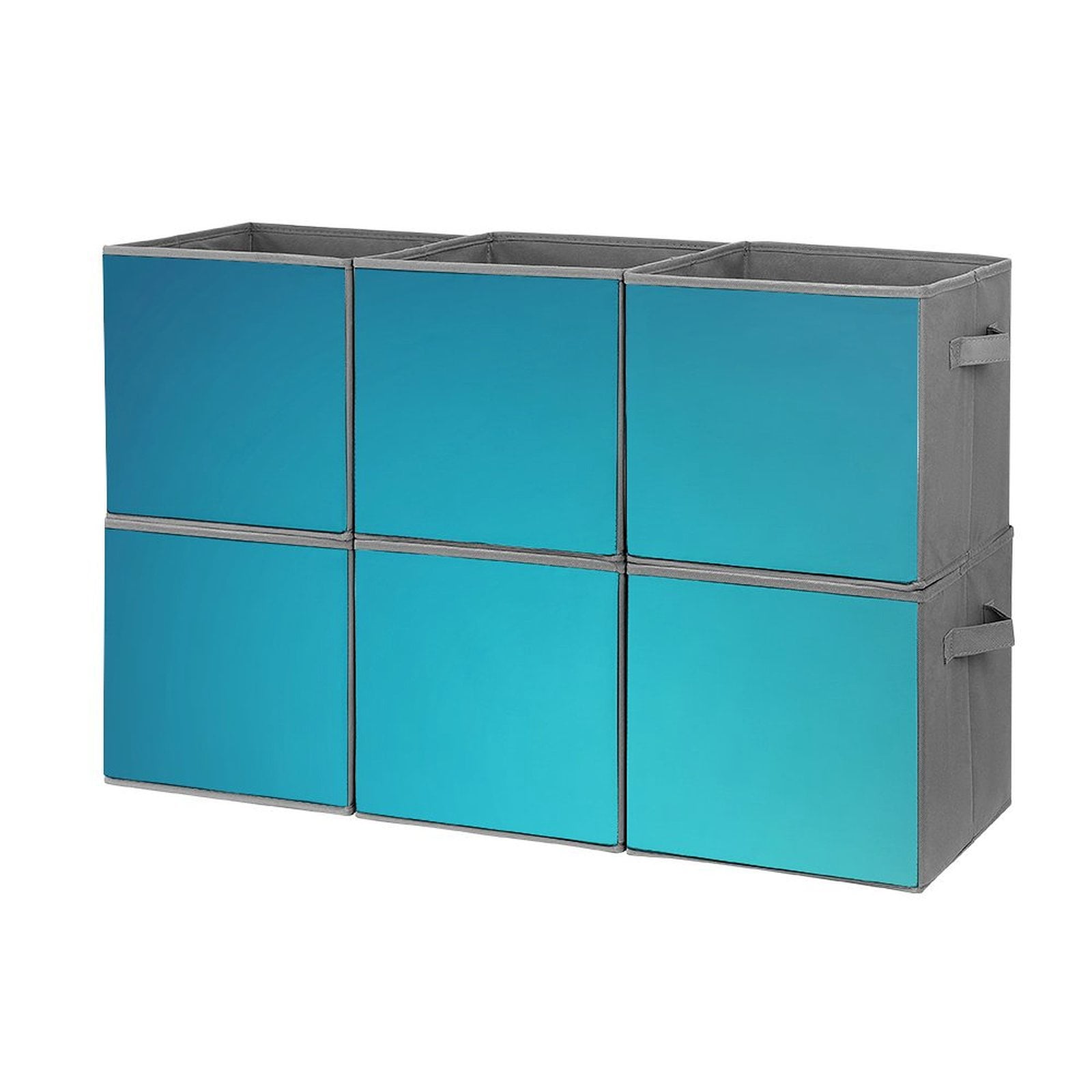 Collapsible Oxford Fabric Storage Cubes with Handles, Large Mid ...