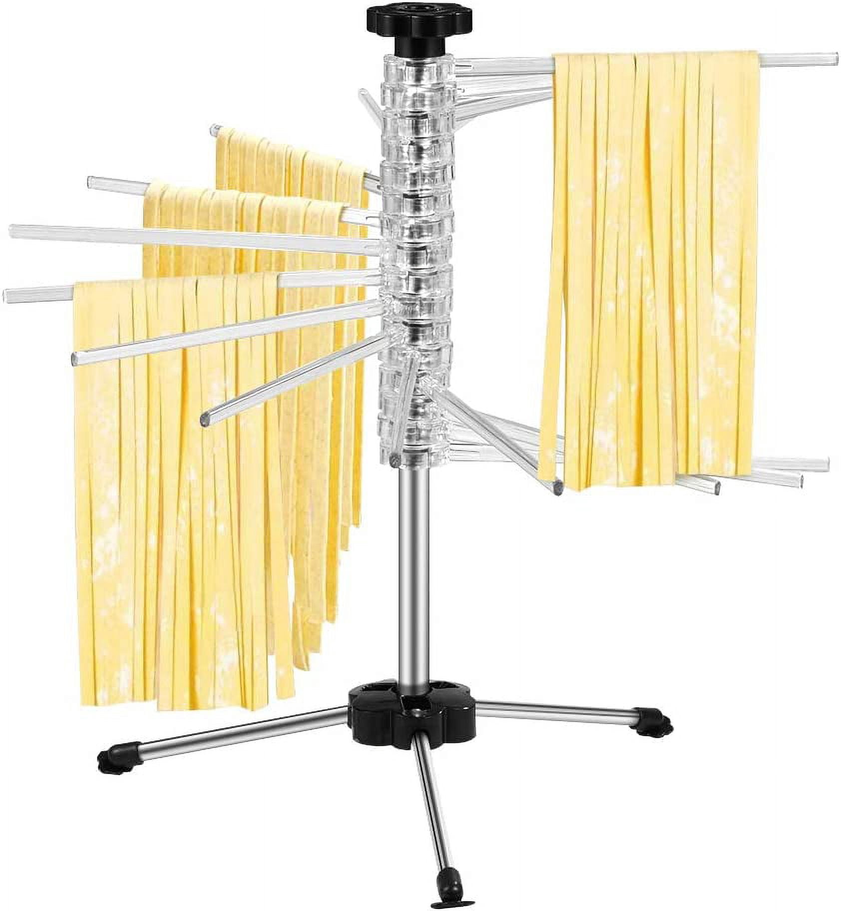 Collapsible Pasta Drying Rack, Foldable Noodle Dryer Tall Spaghetti ...