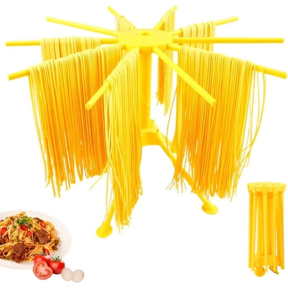 Collapsible Pasta Drying Rack, Foldable Noodle Dryer for Fresh Homemade ...