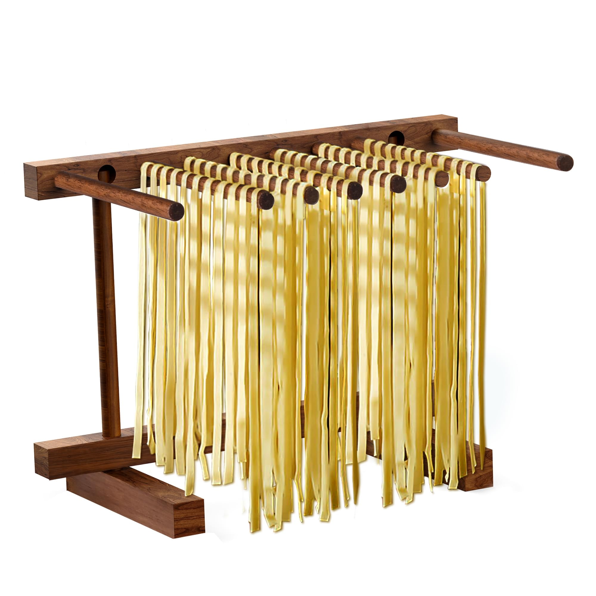 Collapsible Pasta Drying Rack, Spaghetti Dryer for Homemade Noodle ...
