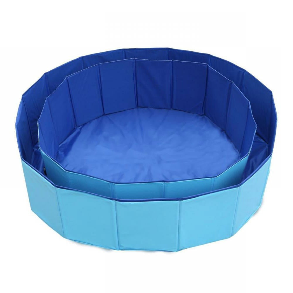 Collapsible Pet Dog Bath Pool,Kiddie Pool Hard Plastic Foldable Bathing ...