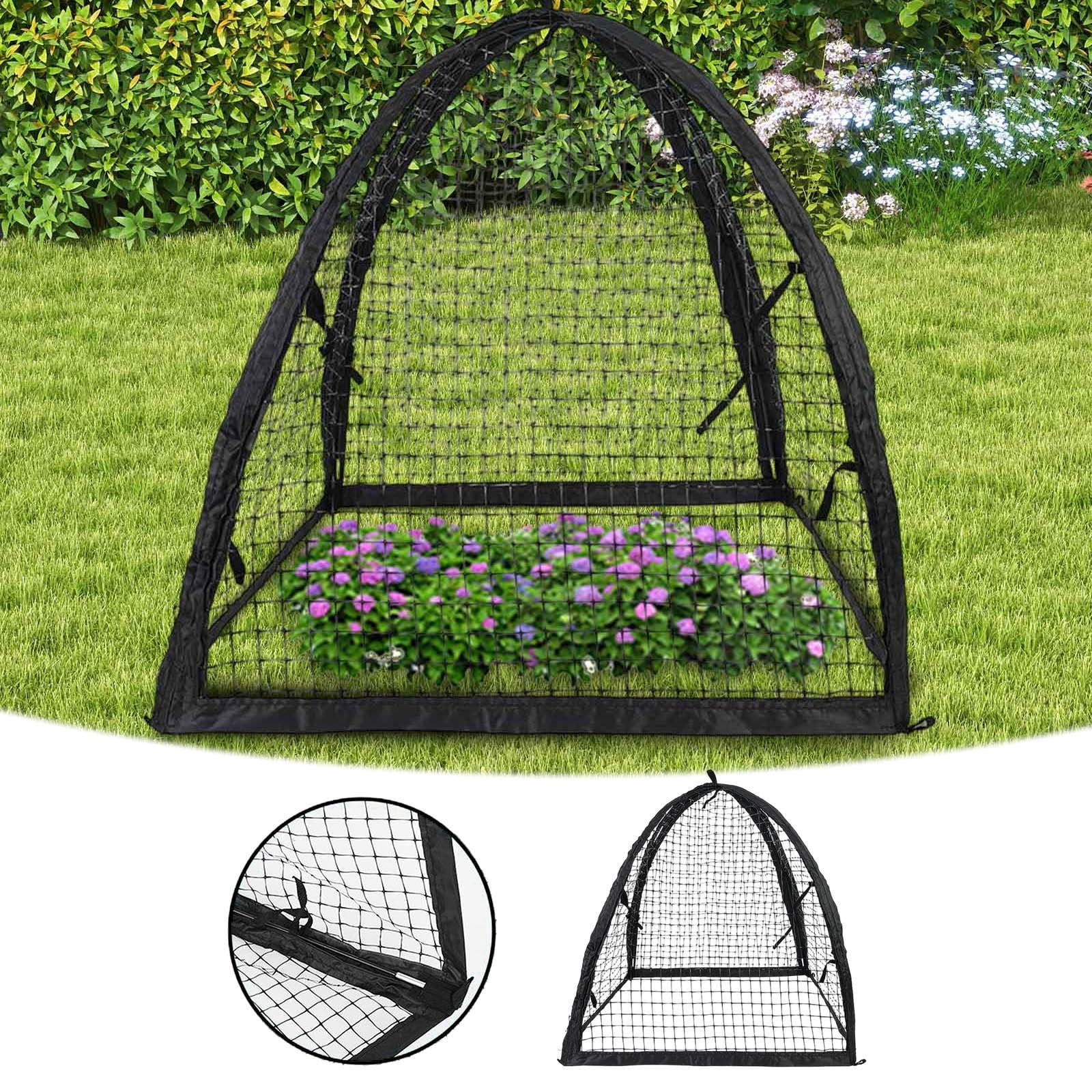Collapsible Plant Protection Net Cover Weatherproof Mesh Dome Cloche ...