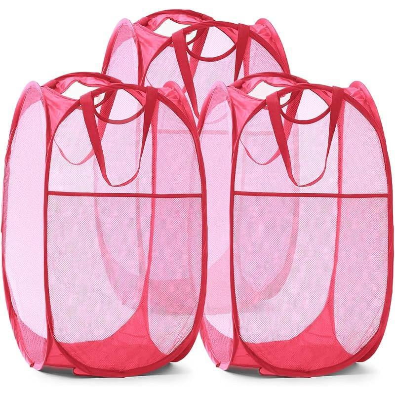 Collapsible Pop Up Laundry Basket, Hamper with Sturdy Handles and Side ...