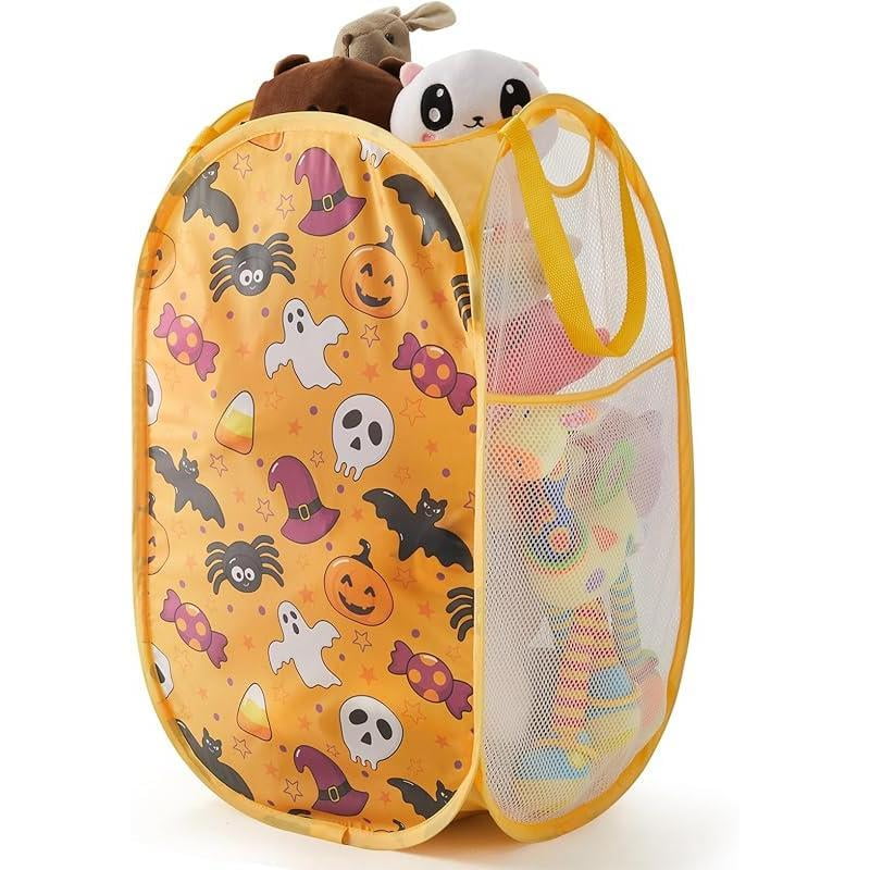 Collapsible Pop Up Laundry Basket, Hamper with Sturdy Handles and Side ...