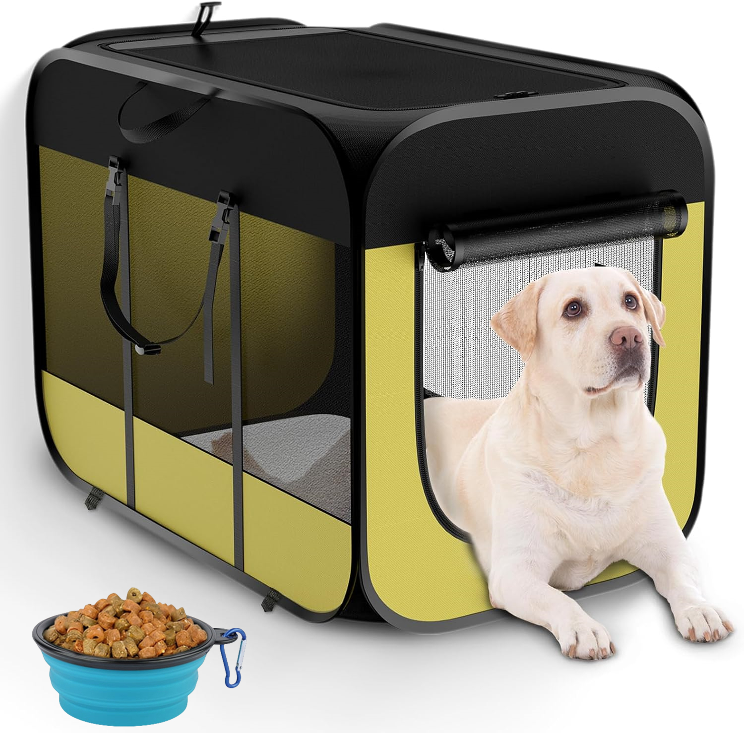 Portable Pop Up Dog Crate-Medium - Walmart.com