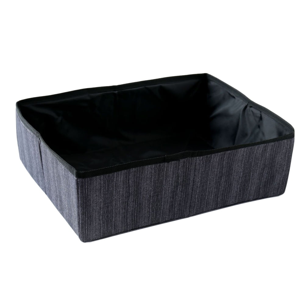 Collapsible Portable Cat Litter Box (16"*12"*5") - Foldable and ...